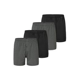 Schiesser Boxershorts Singel-Jersey in Schwarz | Gr.: XXL
