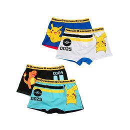 Pok&eacute;mon Pok&eacute;mon Pokemon Boxershorts 4er Pack Unterhosen in blau | Gr.: 104