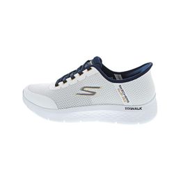 Skechers Slip-Ins: Go Walk Flex Slipper Wei&szlig; | Gr.: 44