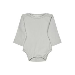 Sterntaler Langarm-Body Rippjersey in silber | Gr.: 86