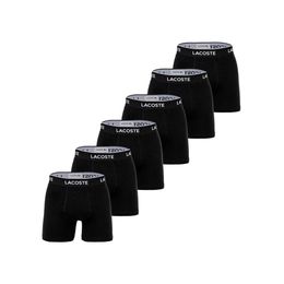 Lacoste Boxershort 6er Pack in Schwarz | Gr.: L