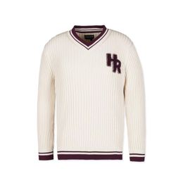 HONESTY RULES Strick " Rowing Club " in cream | Gr.: M