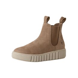 Tamaris Chelsea Boots Damen Gr&ouml;&szlig;e 42 taupe Winterschuhe