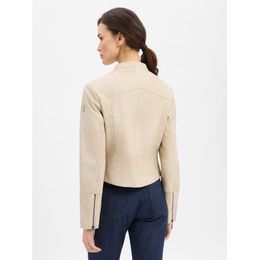 AMBER & JUNE AMBER & JUNE Jacke in beige | Gr.: 44
