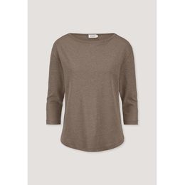 hessnatur Longsleeve Relaxed in mocca | Gr.: 38