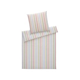 Elegante Bettw&auml;sche Julia in multi-pastell | Gr.: 135-x-200-plus-80-x-80-cm