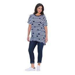 Ulla Popken Shirt in marine | Gr.: 54-56