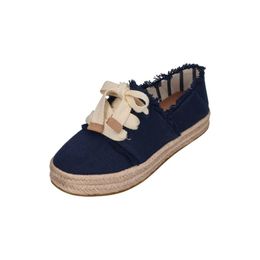 Toms Shoes TOMS Espadrilles CAROLINA LACE UP in blau | Gr.: 37-dot-5