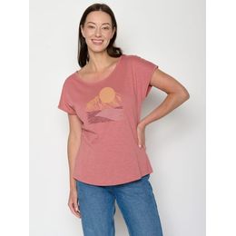 Greenbomb Cool Mountain Scenery in Dark Rose | Gr.: M