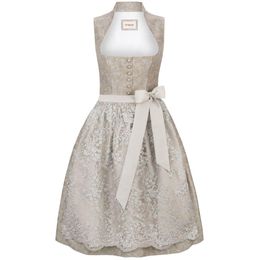 Stockerpoint Midi Dirndl "Claire" in taupe | Gr.: 36