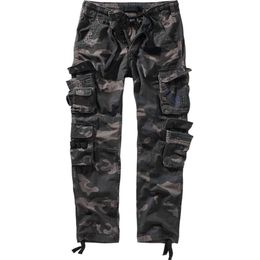 Brandit Cargohose "Pure Slim Fit Pants" in Camouflage | Gr.: L
