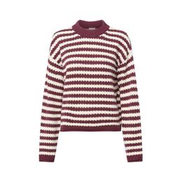 Y.A.S Strickpullover in aubergine ecru - 0001 | Gr.: S