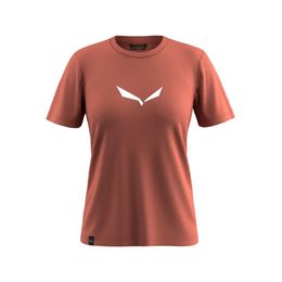Salewa SOLID DRY W T-SHIRT. in Rot4591 | Gr.: 38