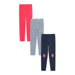 Cool Club Leggings M&auml;dchen Gr&ouml;&szlig;e 116 navy / rot / wei&szlig;
