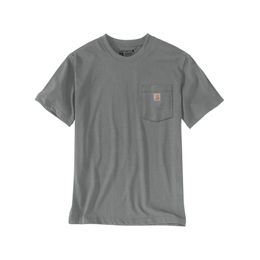 Carhartt T-Shirt 3D Logo in grau in grau | Gr.: XXL