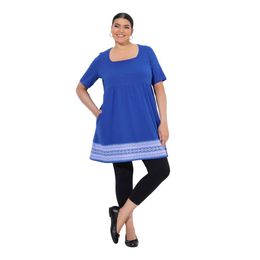 Ulla Popken Longshirt in royalblau | Gr.: 62/64