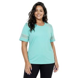 Ulla Popken Shirt in smaragd | Gr.: 42-44
