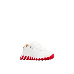 Christian Louboutin Sneakers wei&szlig; rot | Gr.: 42