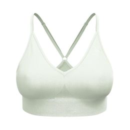 Odlo Sport-BH "Sport bra SEAMLESS LOW - PADDED" in Beige | Gr.: S