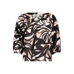 BETTY & CO BETTY & CO Schlupfbluse mit Print in Black/Nature | Gr.: 38