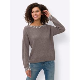 Heine Pullover in taupe | Gr.: 46