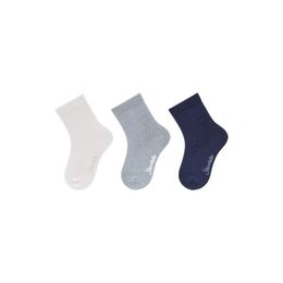 Sterntaler Socken 3er-Pack uni in lichtgrau | Gr.: 34