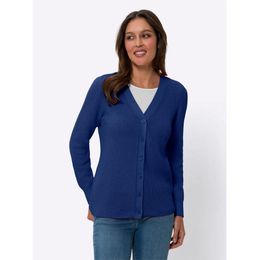 Sieh an! Strickjacke in royalblau | Gr.: 46