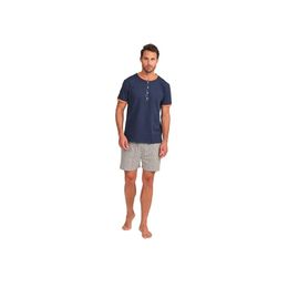 J and J Brothers Schlafanzug in Blue | Gr.: M