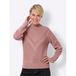 Sieh an! Langarm-Pullover in hortensie | Gr.: 52