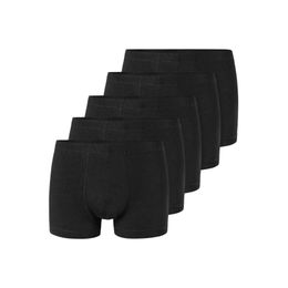 uncover by Schiesser Retro Short / Pant Cotton in Schwarz | Gr.: XXL