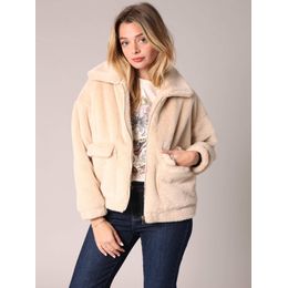 Deeluxe Jacke 'Rusalka' Damen Gr&ouml;&szlig;e L beige Winterjacke
