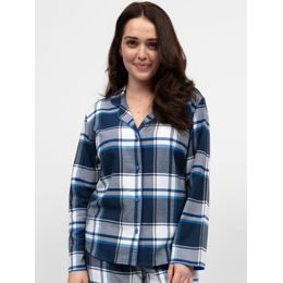 Cyberjammies Schlafshirt 'Frosty' Damen Gr&ouml;&szlig;e XXL opal / dunkelblau / offwhite
