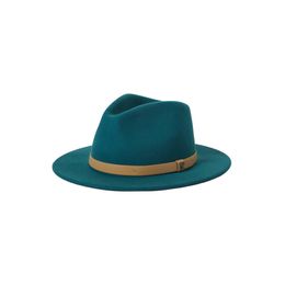 Brixton Hut 'MESSER FEDORA' Herren Gr&ouml;&szlig;e 59/60 camel / cyanblau
