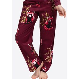 Cyberjammies Pyjamahose 'Yasmin' Damen Gr&ouml;&szlig;e XL gelb / pink / rot / schwarz / wei&szlig; Winterkleid