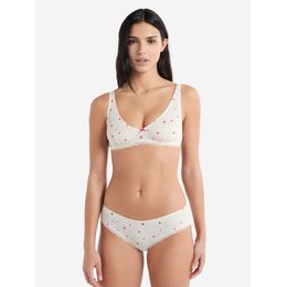 Etam BH 'Vanity Gourman' Damen Gr&ouml;&szlig;e 75 rot / wei&szlig;
