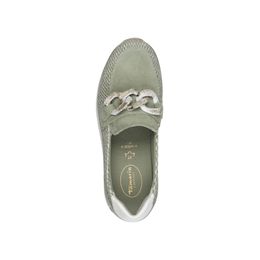 Tamaris Slipper Damen Gr&ouml;&szlig;e 40 gr&uuml;n / wei&szlig;