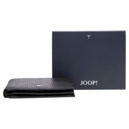 JOOP! Geldb&ouml;rse JOOP "cardona minos billfold h14", Herren, schwarz, Leder, unifarben, Kleinlederwaren, mit Beschl&auml;gen aus silberfarbenem Metall
