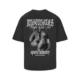 Mj Gonzales T-Shirt 'Knockout Kings' Herren Gr&ouml;&szlig;e XXXL grau / hellgrau / schwarz