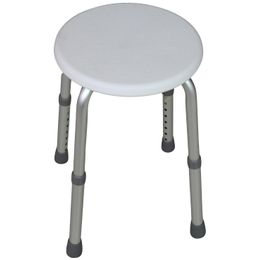 Duschhocker Sanotechnik, wei&szlig;, B:42cm H:32cm T:42cm, Duschhocker, Duschhocker