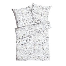 Bettw&auml;sche Kaeppel "Enchanted", stein, B/L: 135cm x 200cm, 1 Stk., 1 Stk., Interlock-Jersey, B/L: 80cm x 80cm, 2 Stk., Interlock-Jersey, Obermaterial: 100% Baumwolle, Bettw&auml;sche, Bettw&auml;sche, angenehmes Hautgef&uuml;hl
