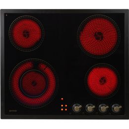 Gorenje Elektro-Kochfeld "EC642CLB", schwarz, B:59,5cm H:9cm T:51cm, Kochfelder
