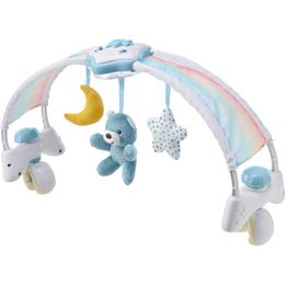 Spielbogen Chicco "Regenbogen-Spielbogen f&uuml;r Kinderbett 2 In 1", blau, Spielb&ouml;gen, Baby, Polyester, mit Licht und Melodien, Blau
