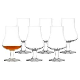 Whiskyglas ST&Ouml;LZLE "Whiskygl&auml;ser Nosing Glass 195 ml 6er Set transparent", bunt (transparent), Glas, Trinkgef&auml;&szlig;e, Whiskyglas