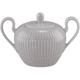 Zuckerdose Seltmann Weiden "Amina", grau, B:8,6cm H:7,9cm, Lebensmittelaufbewahrungsbeh&auml;lter, Zuckerdose, Beh&auml;lter f&uuml;r Zucker, mit Henkel