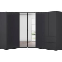 Schrank-Set Rauch "Kleiderschrank Schrank Garderobe W&auml;scheschrank COSTA Gr&ouml;&szlig;e 208x253 cm", graumetallic, eingriffe graumetallic, H:197cm T:253cm, Holzwerkstoff, Kastenm&ouml;bel-Sets, viel Platz, grifflose Front und Push-to-Open Funktion MADE IN GERMANY