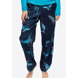 Cyberjammies Pyjamahose 'Marina' Damen Gr&ouml;&szlig;e S dunkelbraun Winterkleid