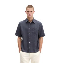 Marc O'Polo Kurzarmhemd MARC O'POLO "aus reinem Leinen", Herren, Gr. XXL, Normalgr&ouml;&szlig;en, faded blau, Obermaterial: 100% Leinen, unifarben, regular fit normal, normaler Saum, Hemden