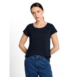 T-Shirt Tom Tailor, Damen, Gr. M, sky captain, Jersey, Obermaterial: 100% Baumwolle, unifarben, regular fit normal, Rundhals, Shirts T-Shirt