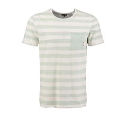Key Largo T-Shirt ' KLCAMPAIGN ' Herren Gr&ouml;&szlig;e S mint / wei&szlig;