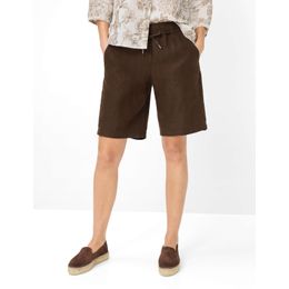 Brax Damen Bermuda Style MEL B COFFEE, dunkelbraun, Gr. 42